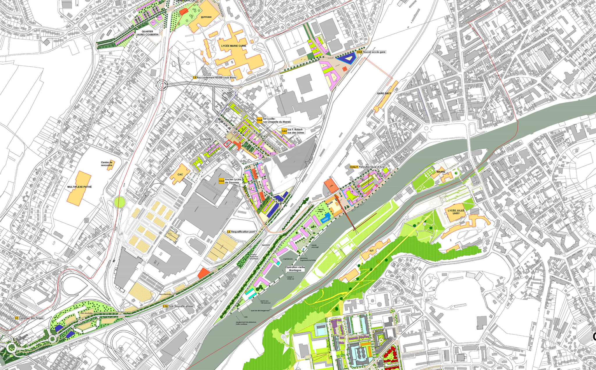 Cœur de l'agglomeration Creil - LACAU Associés - LACAU Associés