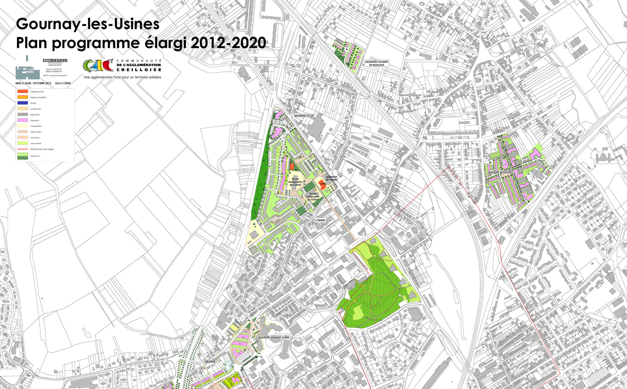 Cœur de l'agglomeration Creil - LACAU Associés - LACAU Associés